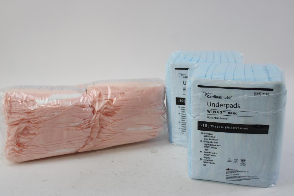 Panty Liners, Cardinal Health Underpads, Canon CC-8 Fuji Video ...