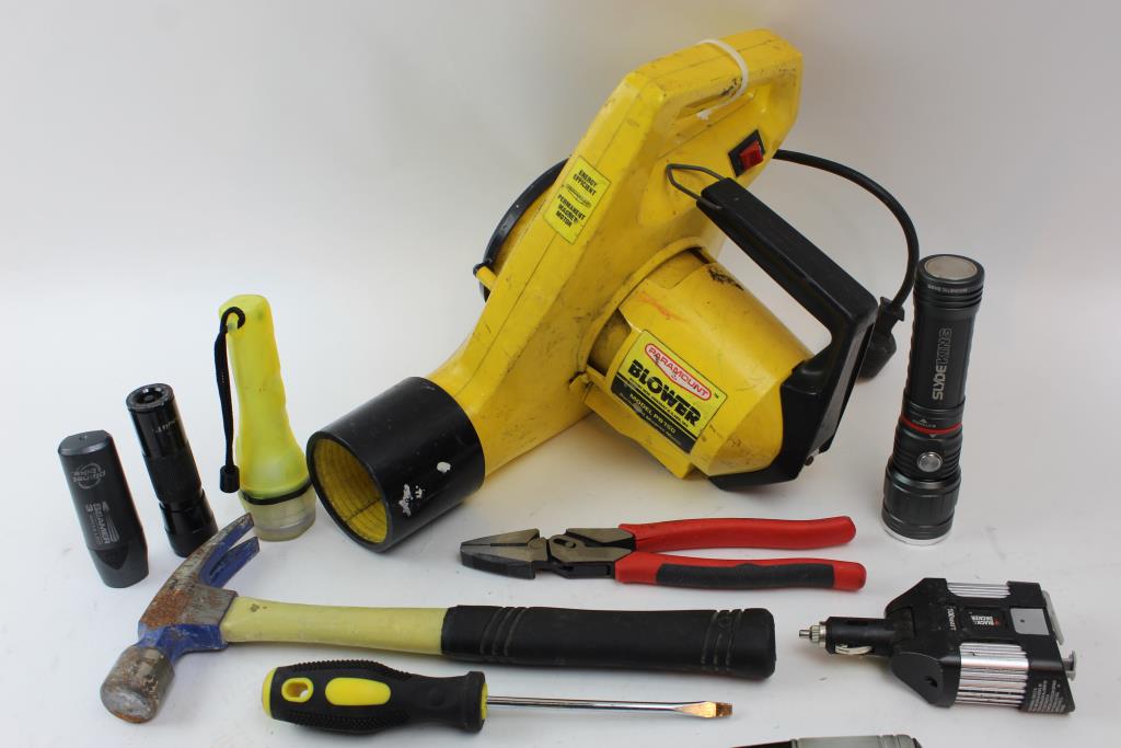 Paramount Blower, Slyde King Flashlight, Crescent Wrench And More: 10 ...
