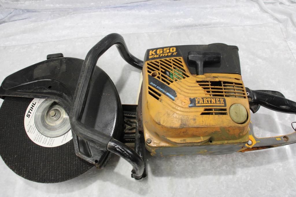 Partner Active II Concrete Metal CHOP Chain Saw 12" Blade | Property Room