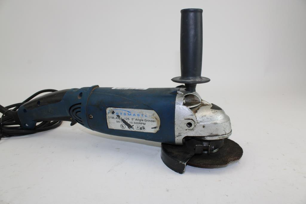 Partsmaster 5" Angle Grinder (Model S1M-KM4-125) | Property Room