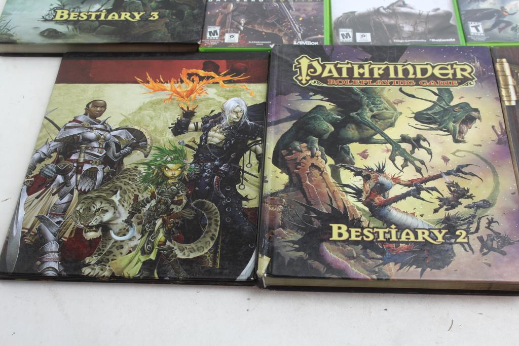 Pathfinder RPG Game Books, Xbox 360 Games, & Dungeon And Dragons Game ...
