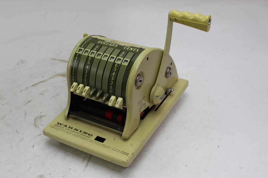 Paymaster Vintage Check Writer | Property Room
