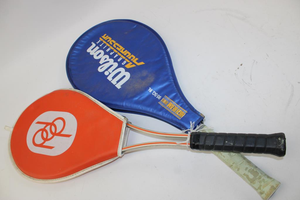 PDP Metal Tennis Racket With Case And Wilson Metal Tennis Racket High ...