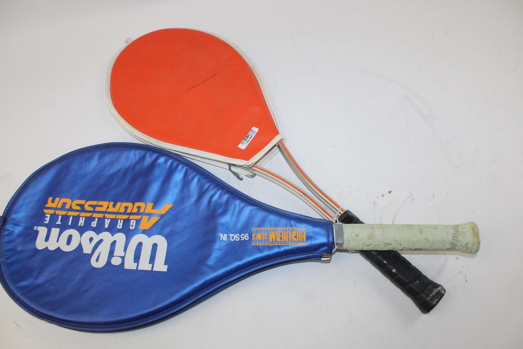 PDP Metal Tennis Racket With Case And Wilson Metal Tennis Racket High ...