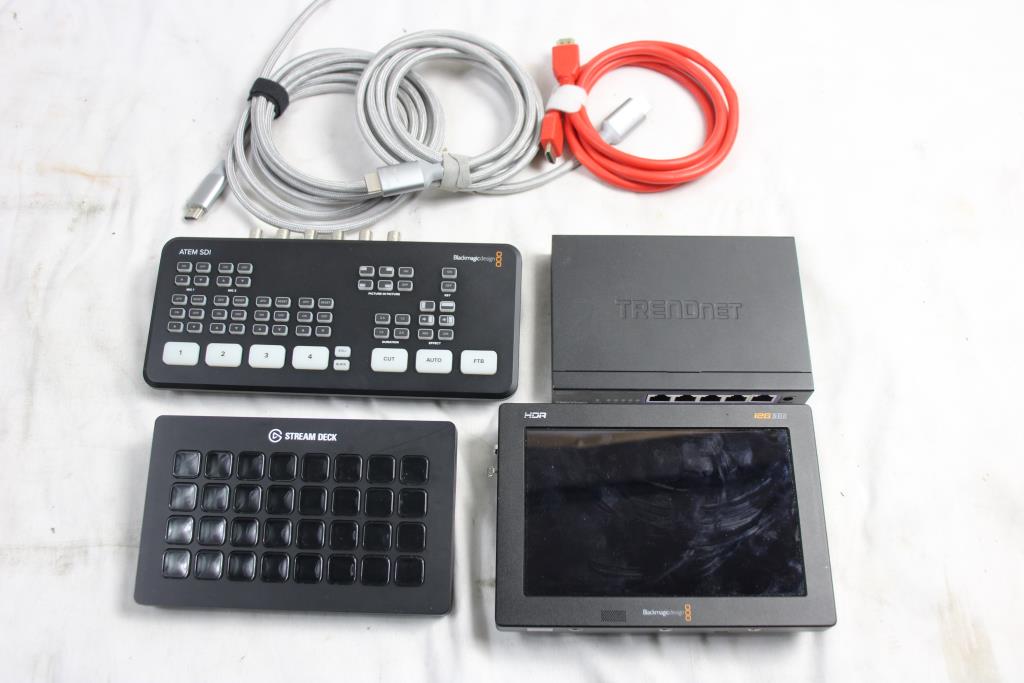 Pelican Case With Stream Deck, Blackmagic Design 12G SDI, And More ...