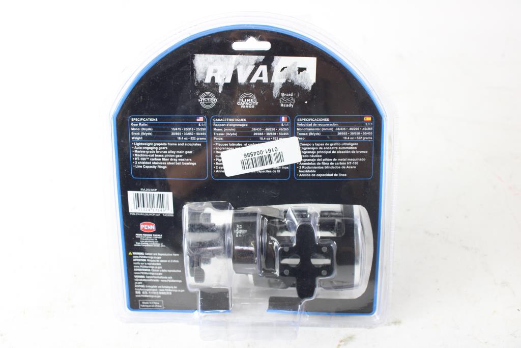 PENN Rival Level Wind Fishing Reel, RVL20LW | Property Room