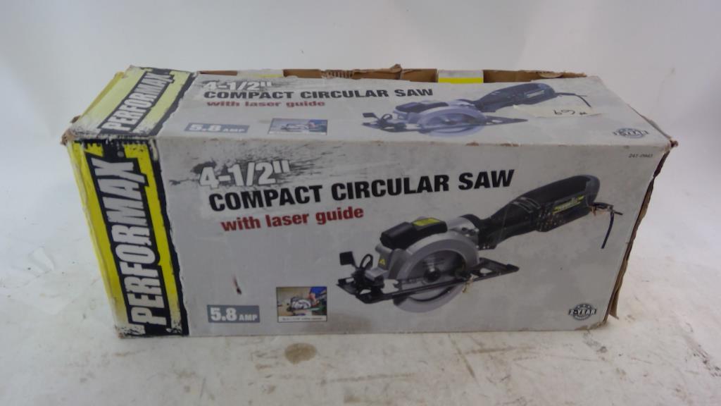 Perfomax Compact Circular Saw With Laser Guide | Property Room