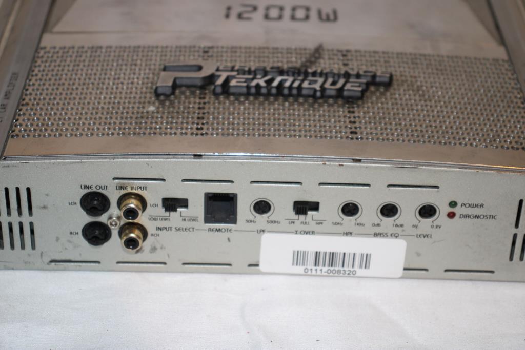 Performance Teknique1200W Amplifier | Property Room