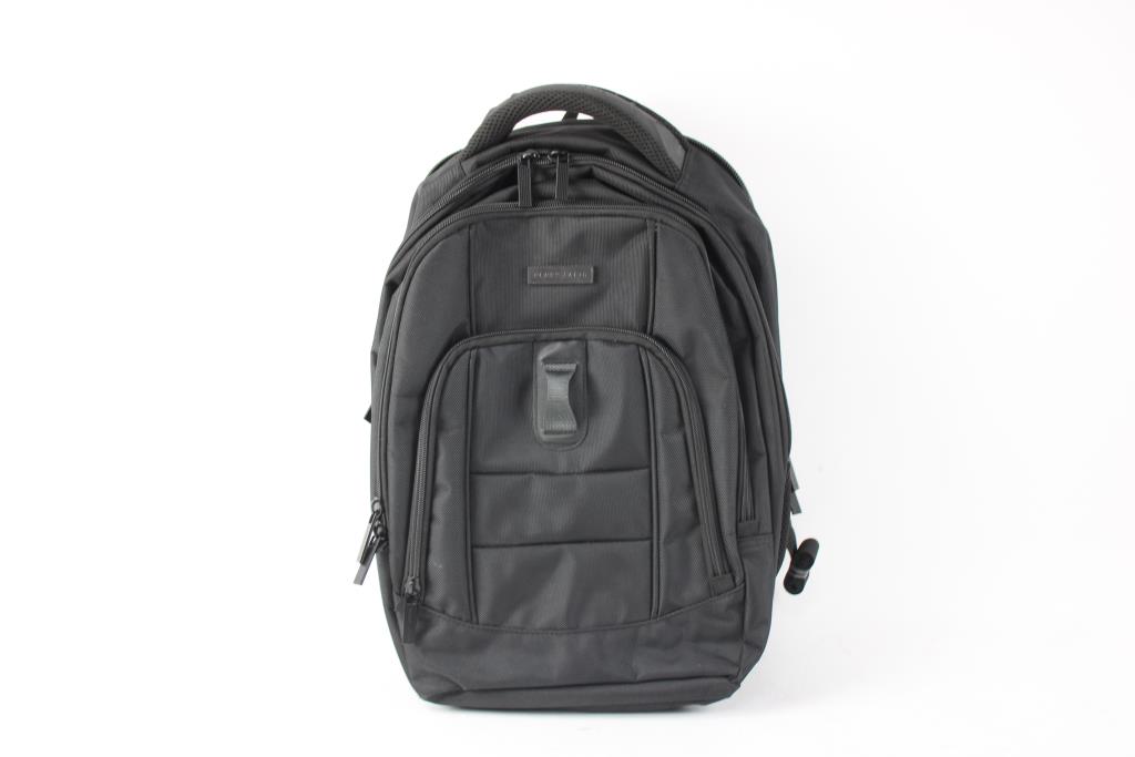Perry Ellis Multi-Pocket Backpack, Black | Property Room