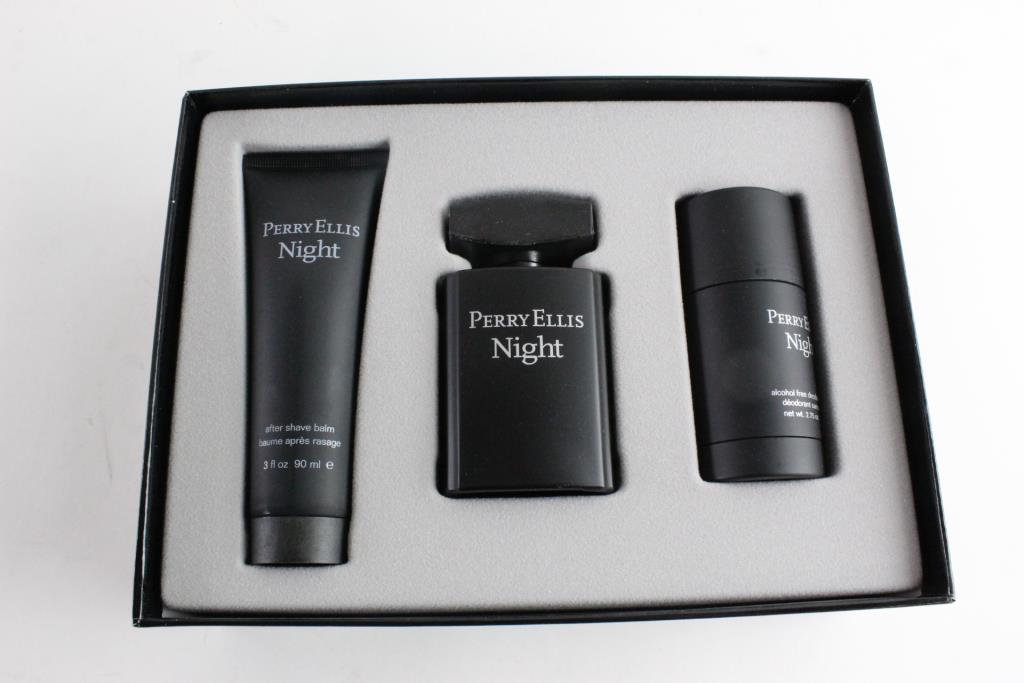 Perry Ellis Night Mens 3-Piece Fragrance Set | Property Room