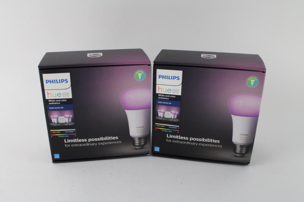 Philips Hue White And Color Ambiance Bulb Starter Kit | Property Room