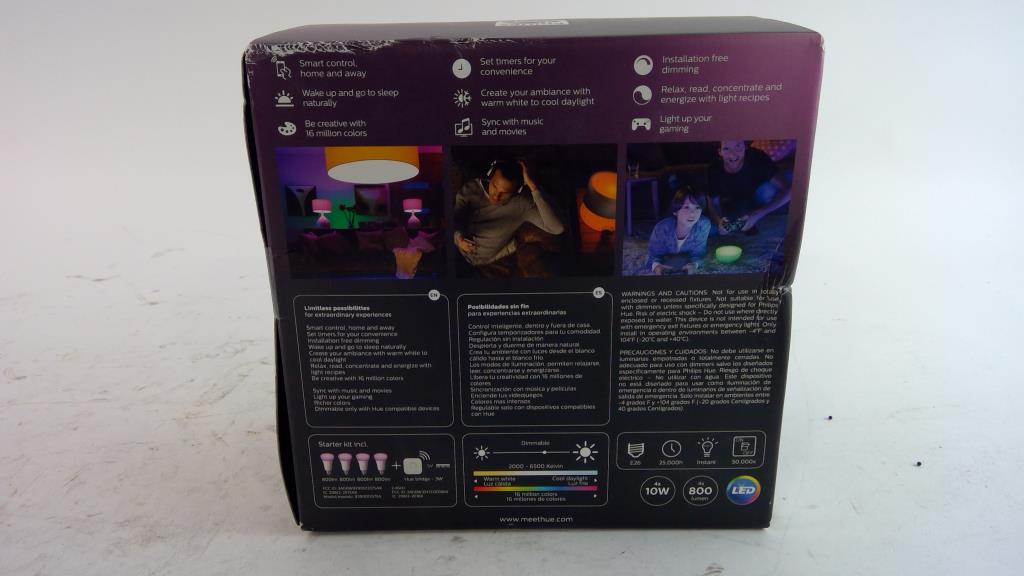 Philips Hue White And Color Light Bulb Starter Kit | Property Room