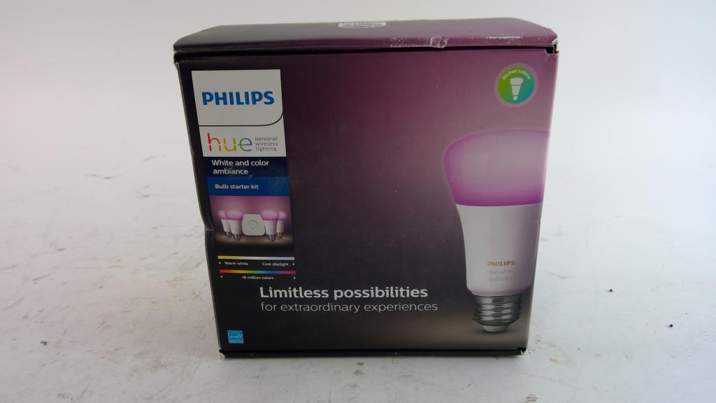 Philips Hue White And Color Light Bulb Starter Kit | Property Room