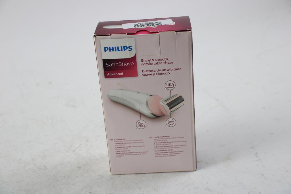 Philips SatinShave Advanced Wet/Dry Cordless Shaver, Pink | Property Room