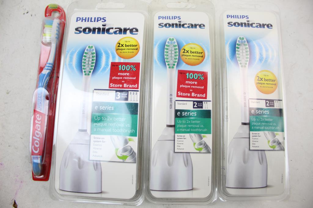 Philips Sonicare E Series, Colgate Plus Tooth Brushes 4 Items ...