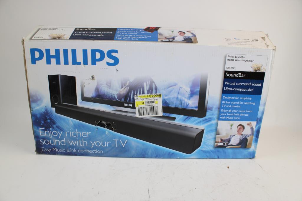 Philips SoundBar Home Cinema Speaker (Model CSS2123) | Property Room