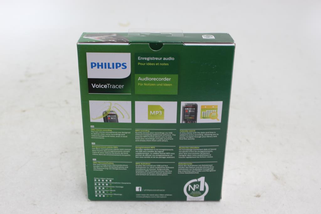 Philips Voice Tracer DVT2510 Digital Audio Voice Recorder | Property Room
