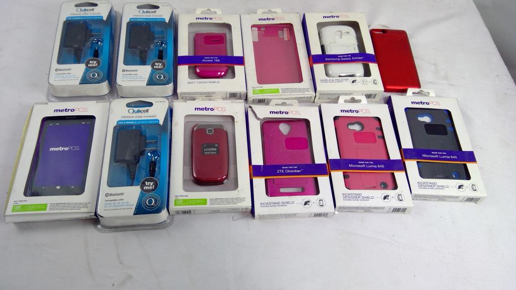 Phone Cases And Charger Lot, 12 Pieces | Property Room