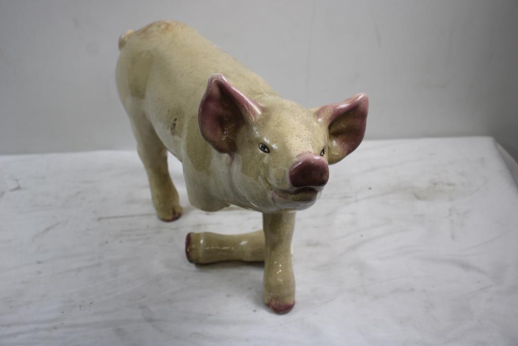 Pig Ceramic Statue | Property Room