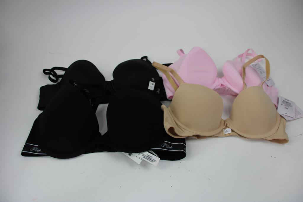 Pink, Auden, Hanes, Undewear, Bras, 11 Pieces | Property Room