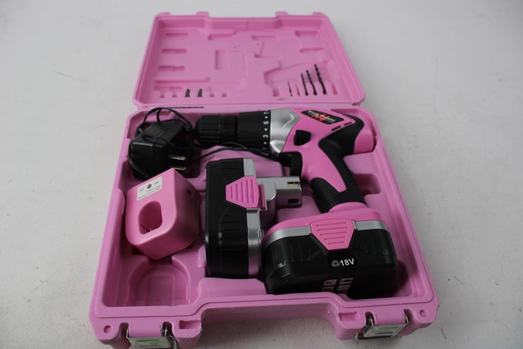 PinkPower Cordless Drill Case, With Klein Tools Pliers, And Milwaukee ...