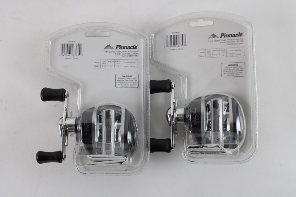 Pinnacle Inertia Finesse Fishing Reels, 2 Pieces | Property Room