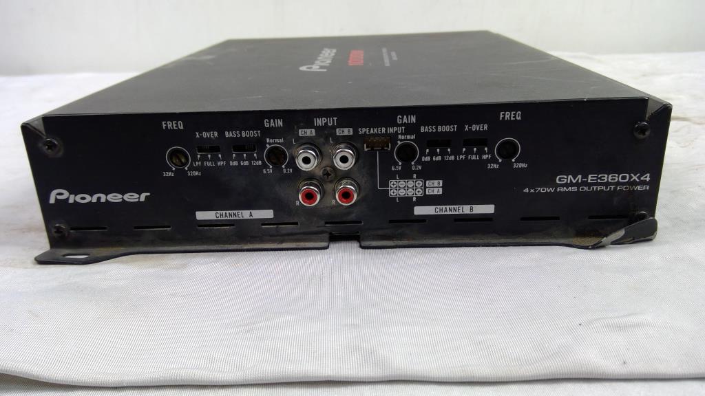 Pioneer Bridgeable 4-Channel Power Amplifier | Property Room