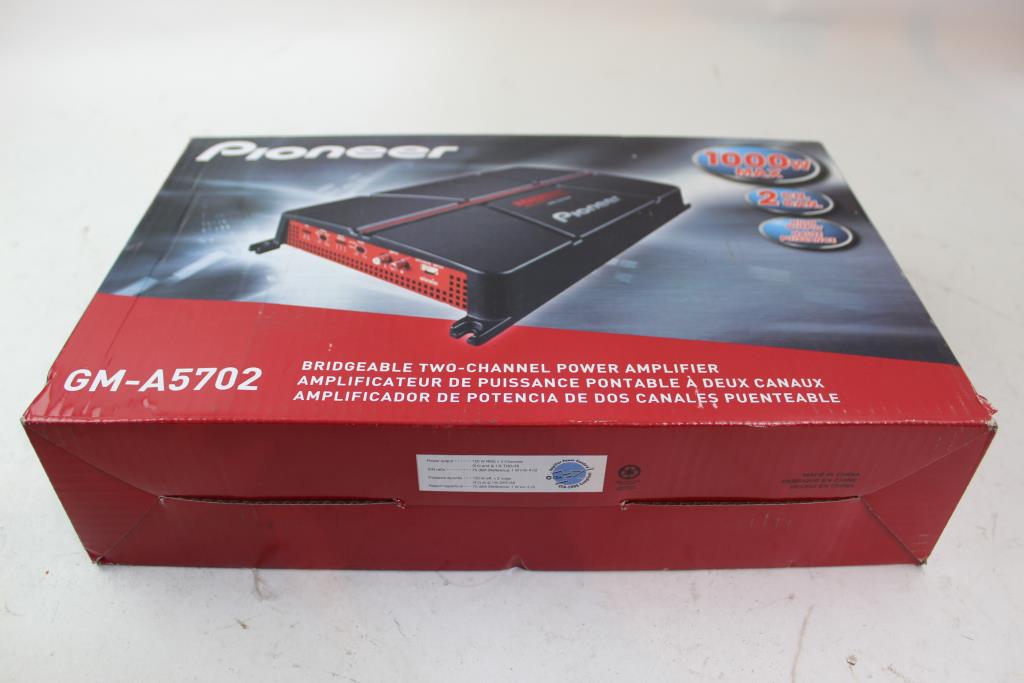 Pioneer GM-A3702 Bridgeable 2 Channel Power Amplifier | Property Room