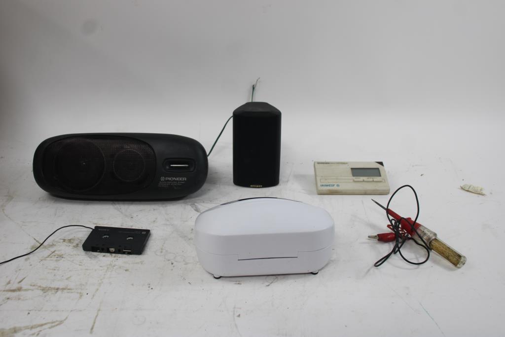 Pioneer Speakers, Optimus Speakers, Sony CD Player, And More 5+ Pieces ...