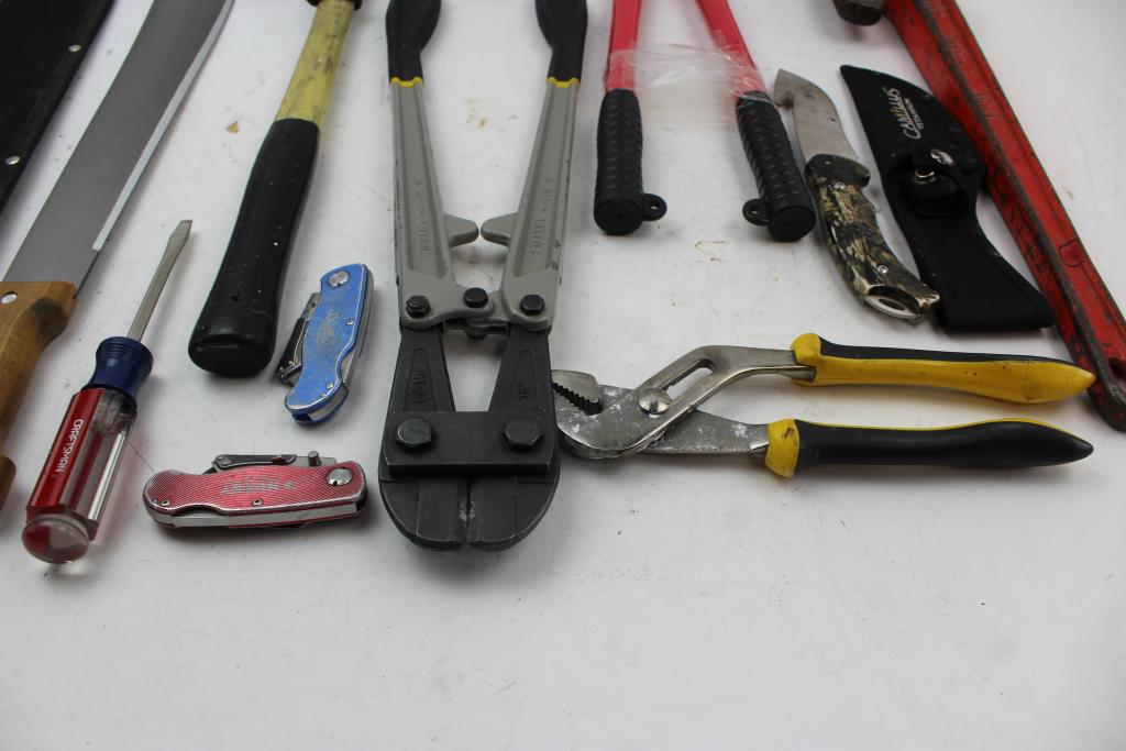 Pipe Wrench, Bolt Cutter, Actron Pocket Scan And More: Camillus ...