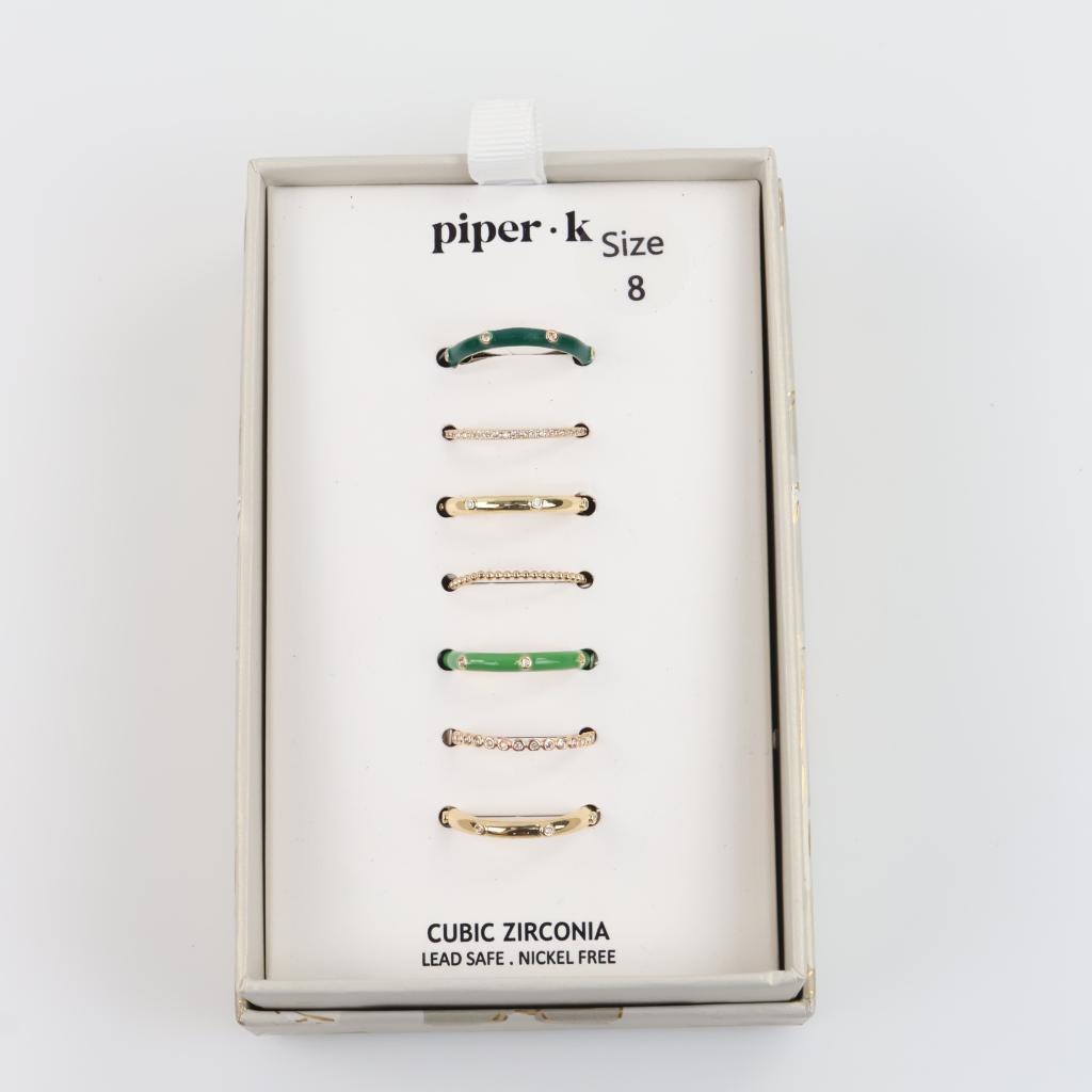 Piper-K Set Of 7 Rings | Property Room