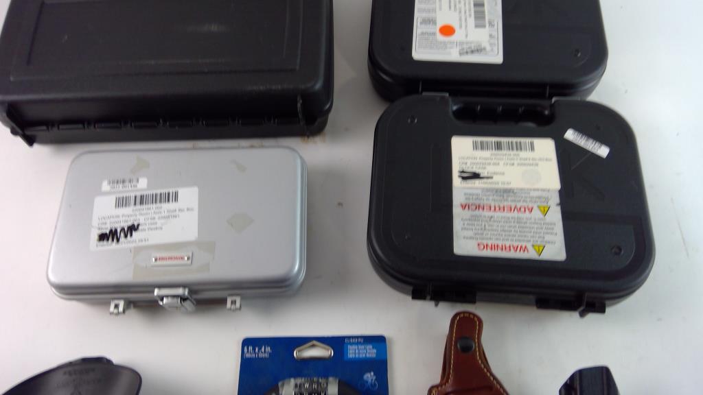 Pistol Cases, Cable Lock, And More, 3+ Pieces | Property Room