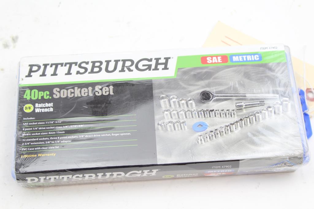 Pittsburgh 40pc Socket Set | Property Room