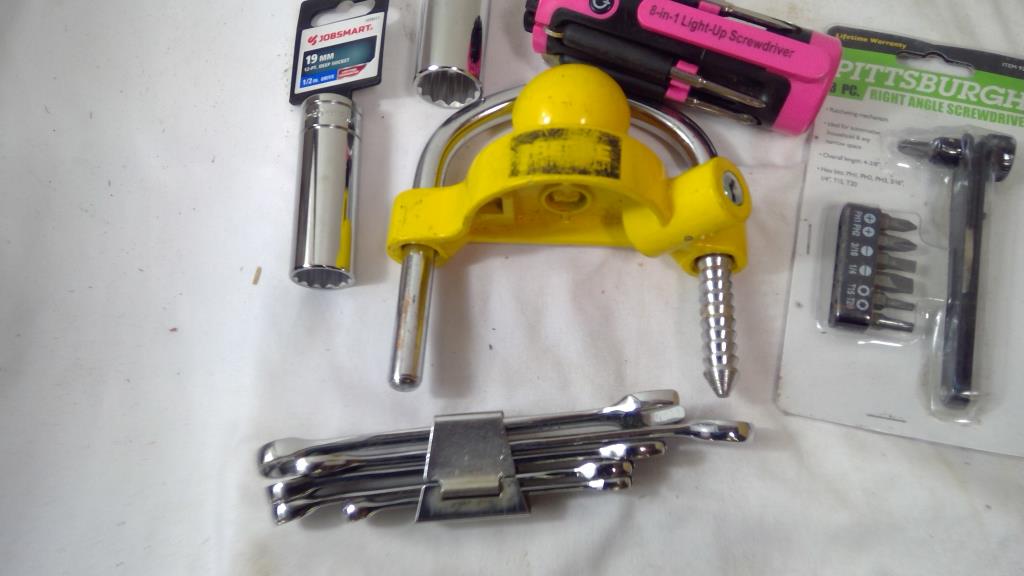 Pittsburgh 8 Pc Right Angle Screwdriver, Jobsmart 22 Mm Deep Sockets ...