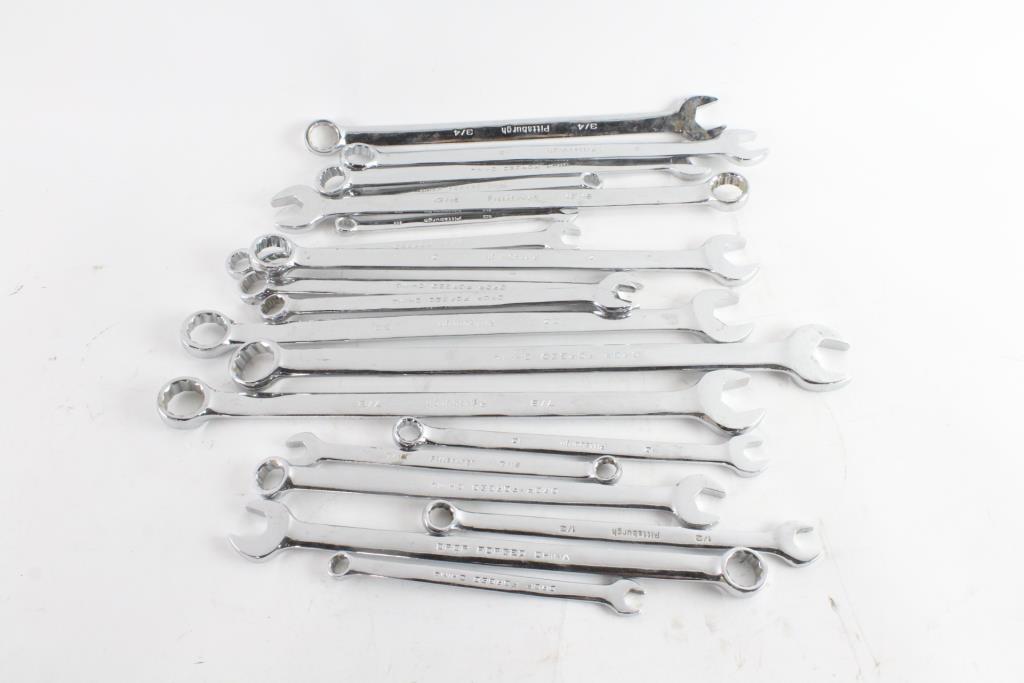 Pittsburgh Combination Wrenches, 19 Pieces | Property Room