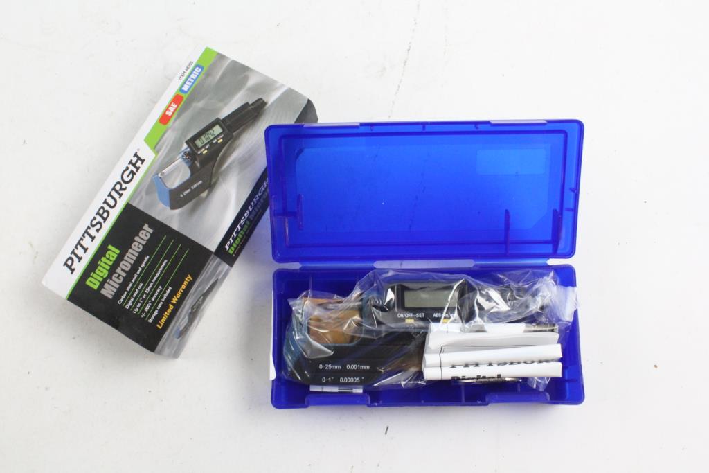 Pittsburgh Digital Micrometer | Property Room
