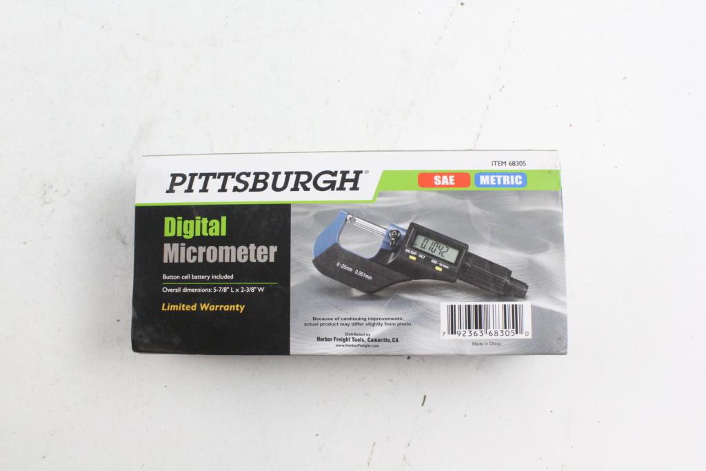 Pittsburgh Digital Micrometer | Property Room