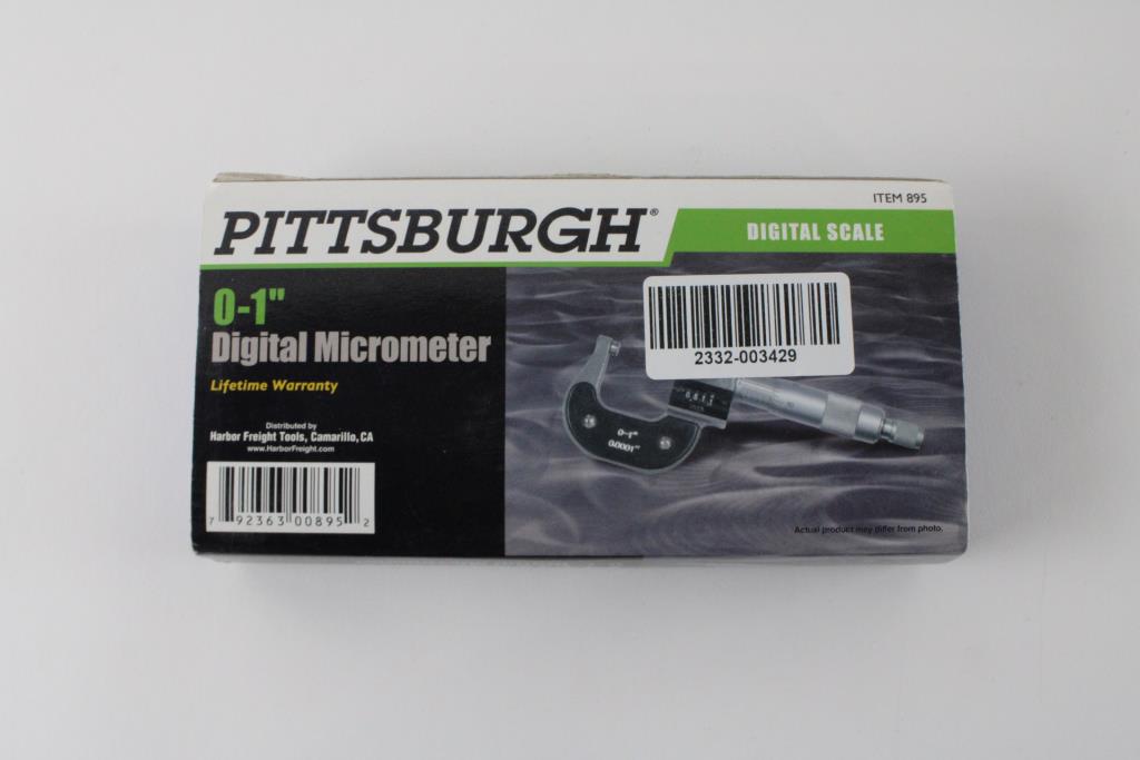 Pittsburgh Digital Micrometer | Property Room