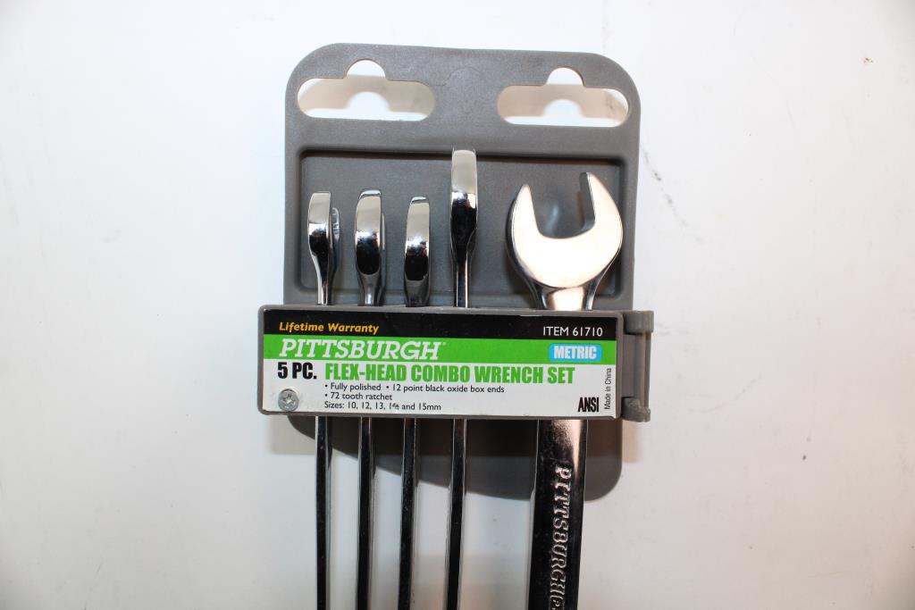 Pittsburgh Flex Head Combo Wrench Set | Property Room