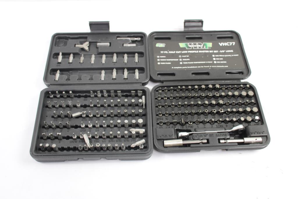 Pittsburgh Socket Set, Milwaukee Drill Bit Set, Warrior Security Bit ...