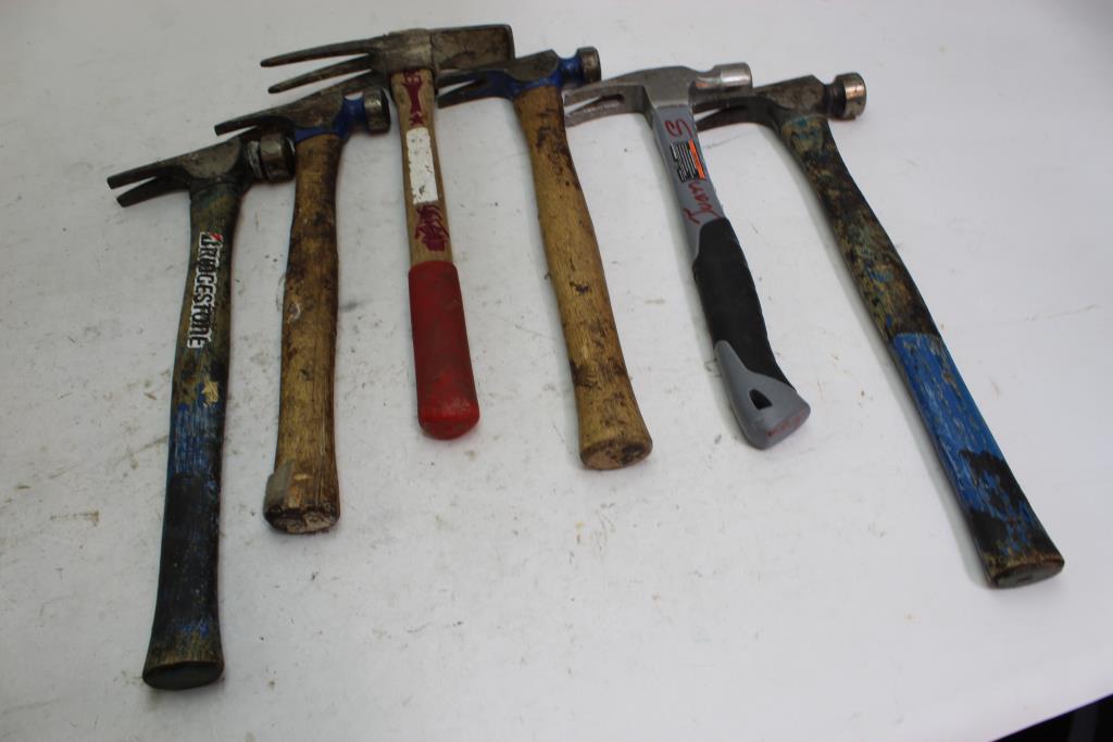 Pittsburgh, Vaughan+ More Assorted Hammers, 6 Pieces | Property Room