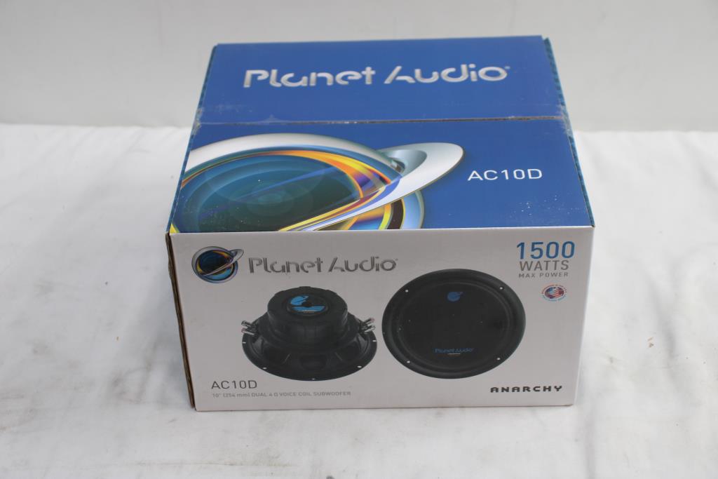 Planet Audio 10" Dual 4 Voice Coil Subwoofer | Property Room