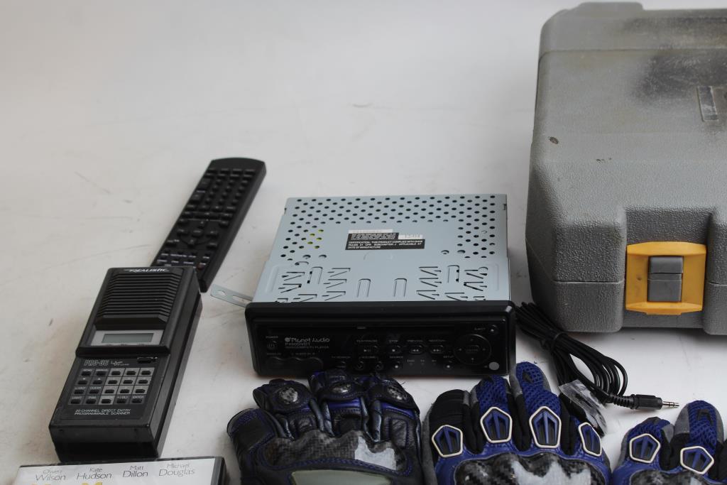 Planet Audio Car Stereo, Realistic Pro 36 Scanner, Alpine Stars Gloves ...