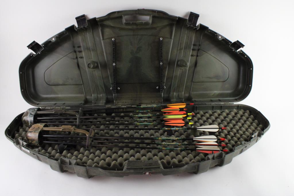 Plano Bow Case With Arrows And Quivers, 10+ Pieces | Property Room