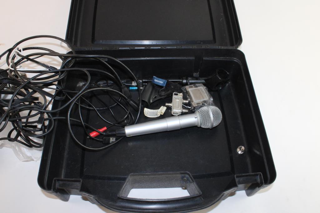 Plano Case With Microphone & Cables | Property Room