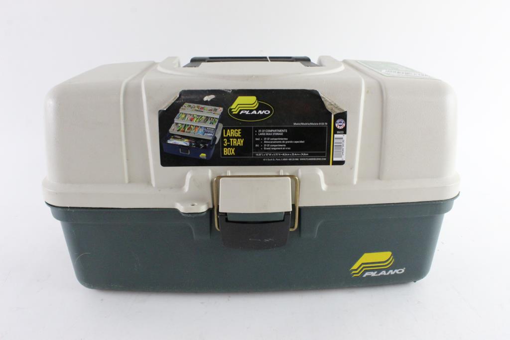Plano Fishing Box With Fishing Gear, 10+ Pieces | Property Room