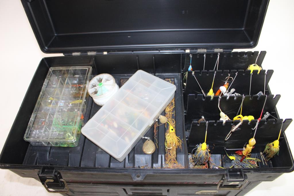 Plano FIshing Chest With Accessories 50+ PIeces | Property Room