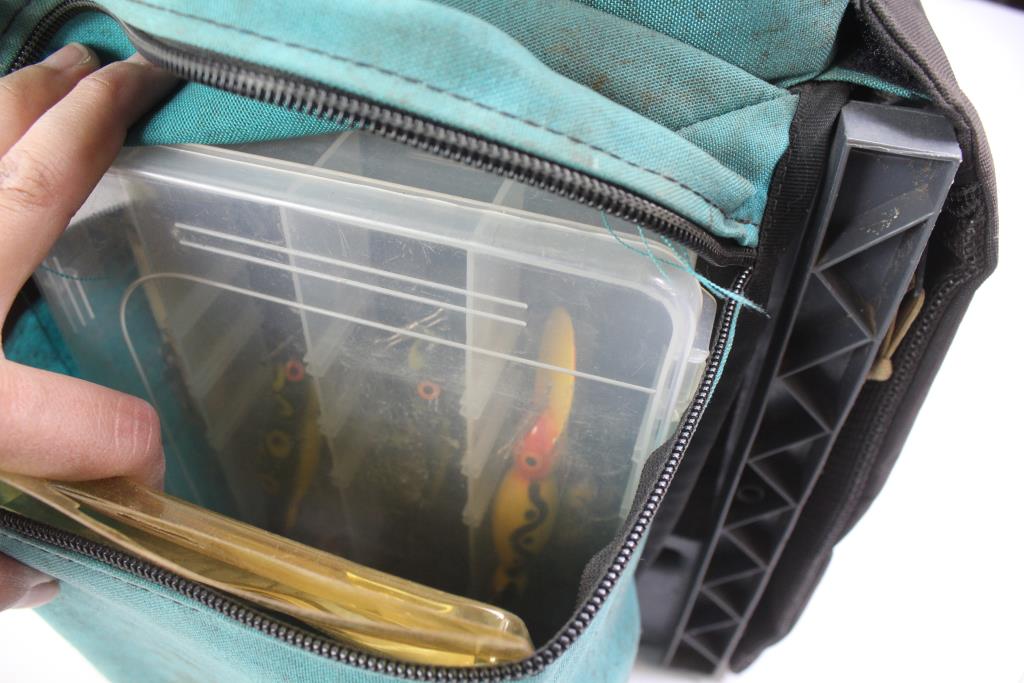 Plano Organizers With Fishing Lures And More In Bag; 5+ Pieces ...