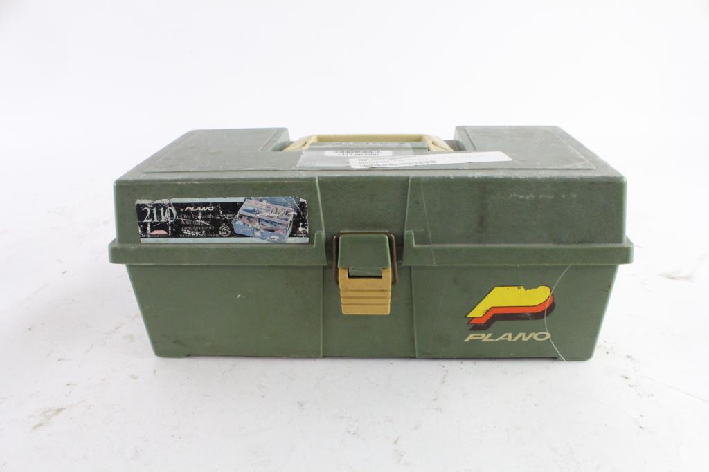 Plano Tackle Box With Fishing Supplies, 15+ Pieces | Property Room