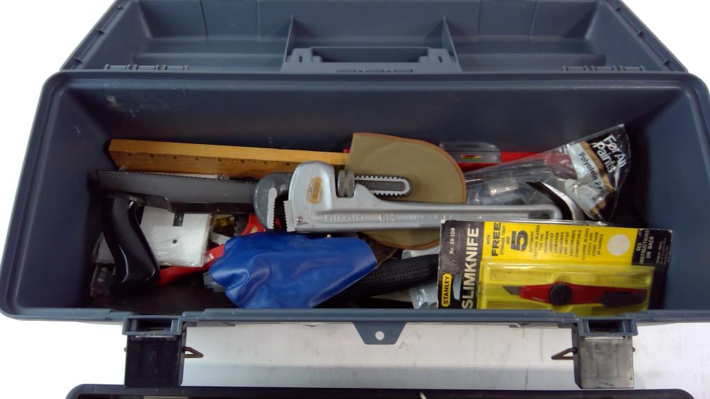 PLANO - Toolbox W/tools, 10+ Pieces | Property Room